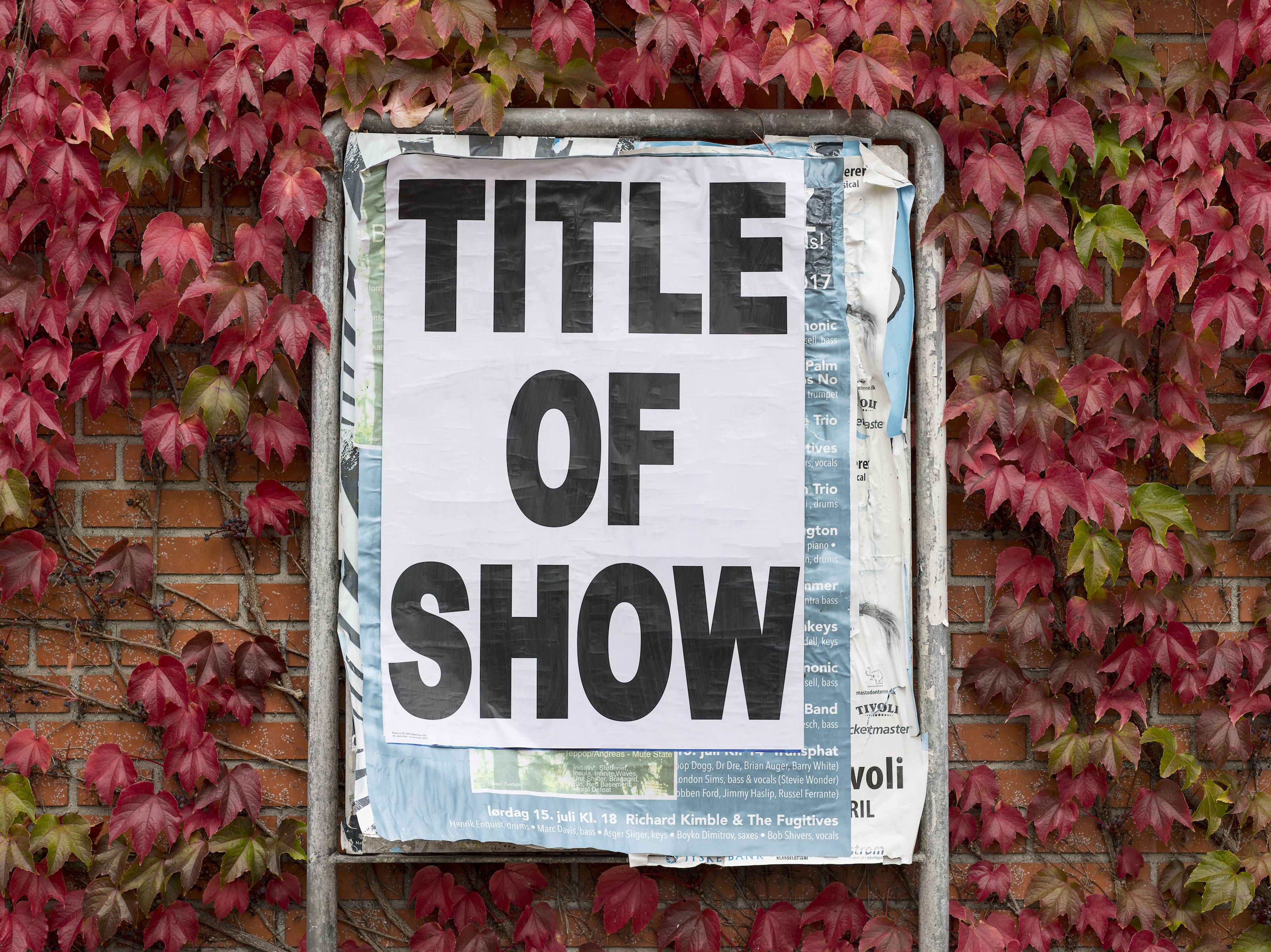 Merlin Carpenter: Title of Show (2017), Christian Andersen